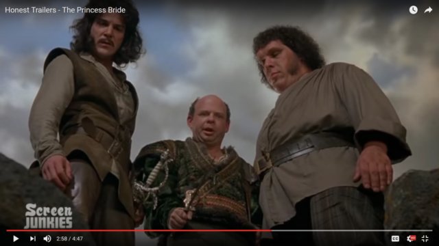 New Honest Trailer for "The Princess Bride" - chimesfreedom